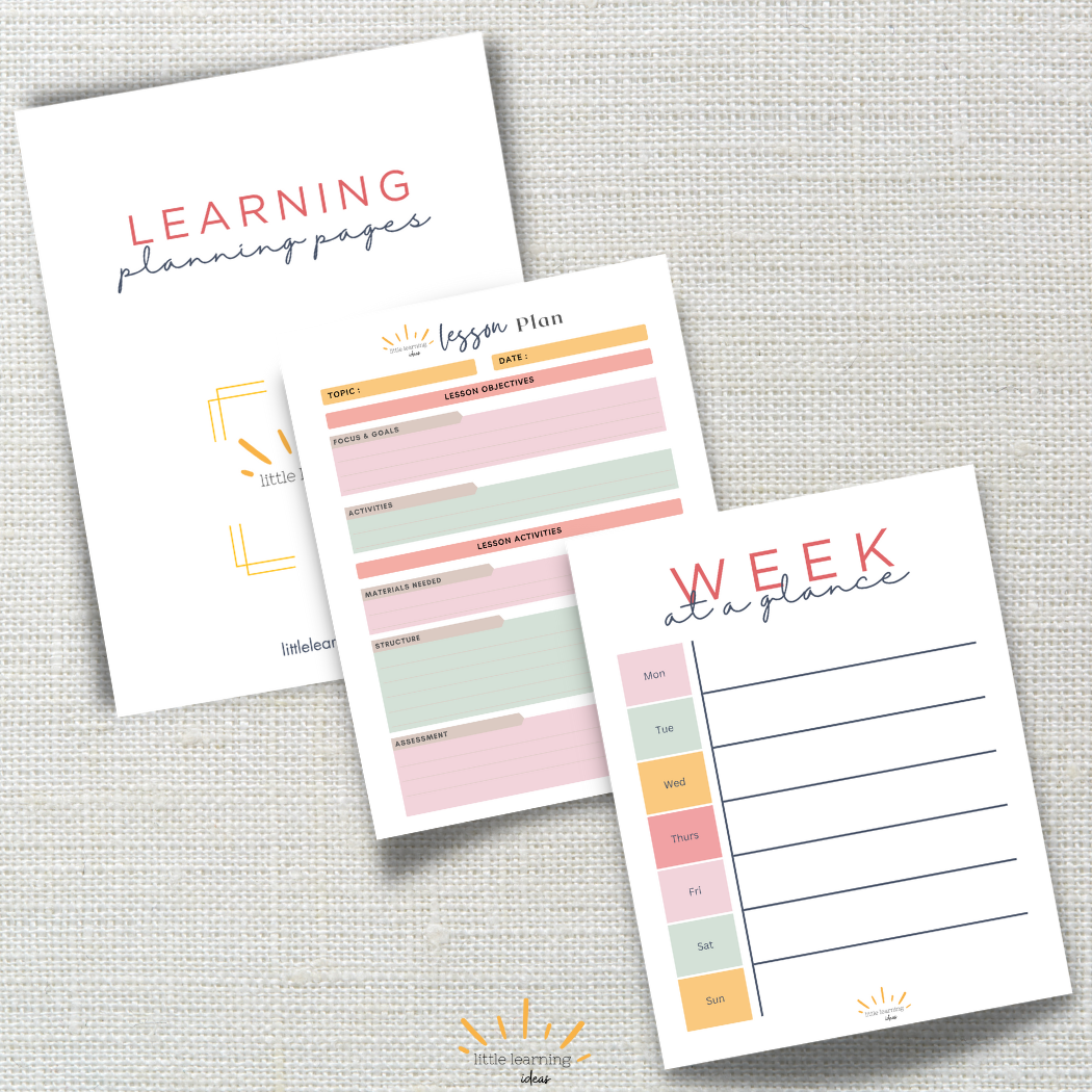 Learning Guides – Little Learning Ideas